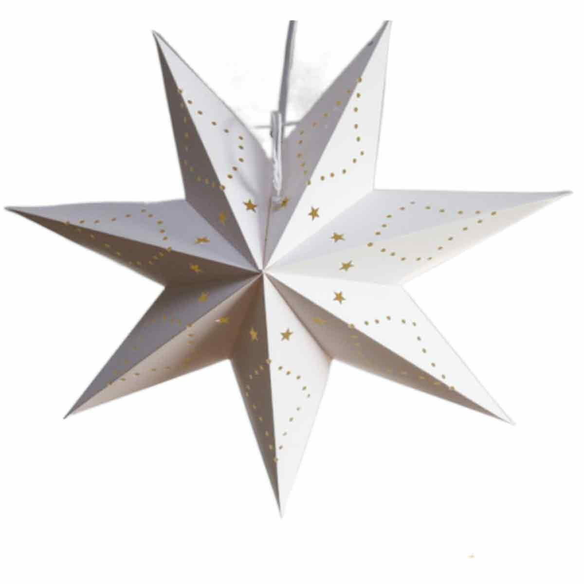 Семиконечная звезда, бумажный фонарь, рождественская звезда, рождественская семиконечная звезда, бумажная звезда