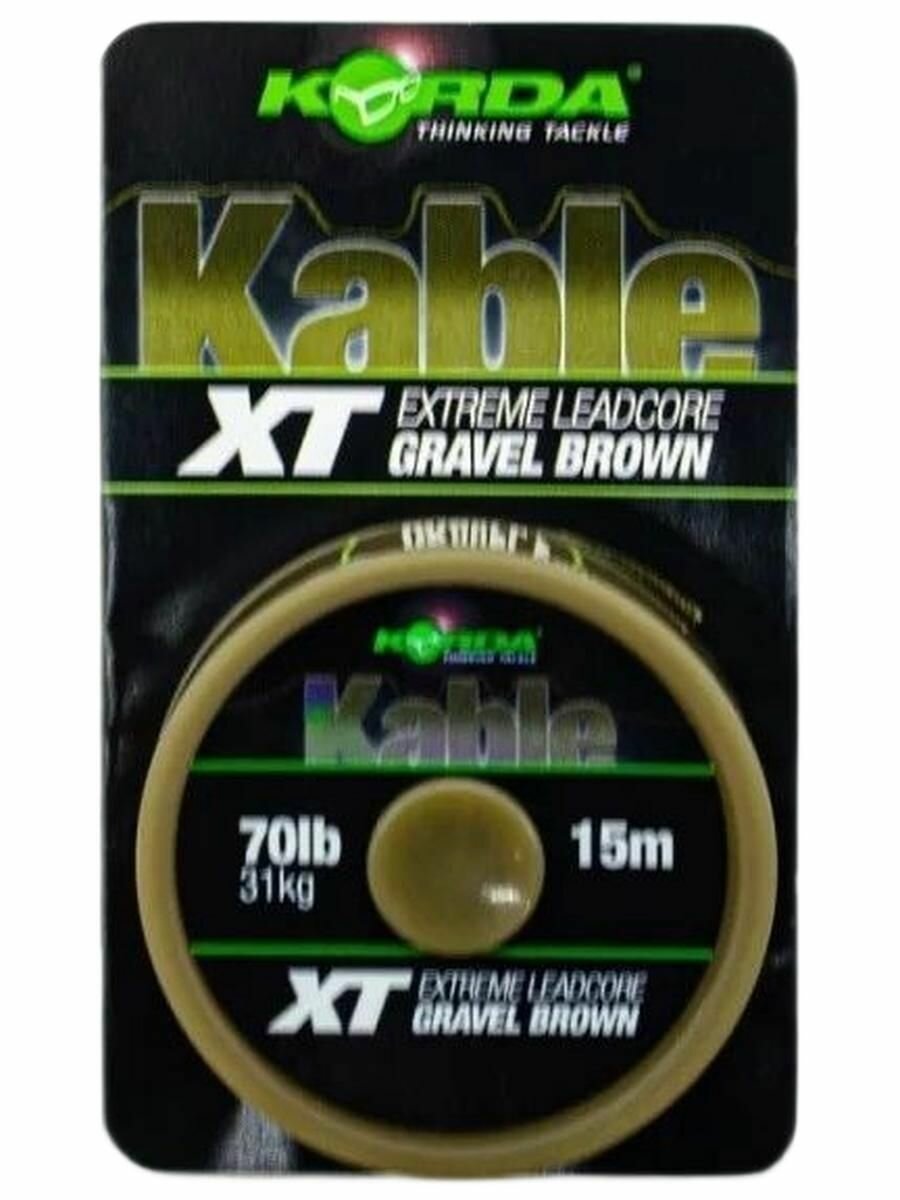 Поводковый материал Korda N-Trap Semi-stiff 20lb Silt