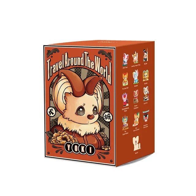 POP MART Yoki Travel Around The World Series, Цвет: 1 Blind Box