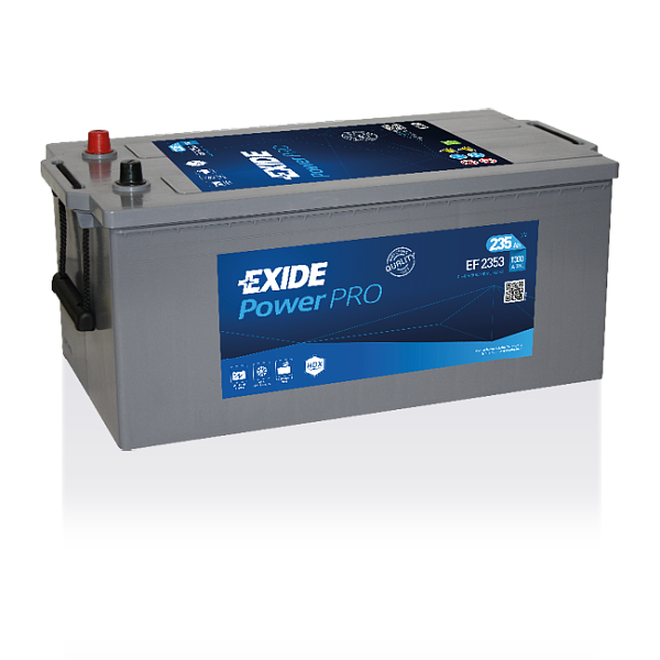 Аккумулятор грузовой Exide Heavy Professional Power EF2353 6СТ-235 обр. 518x279x240