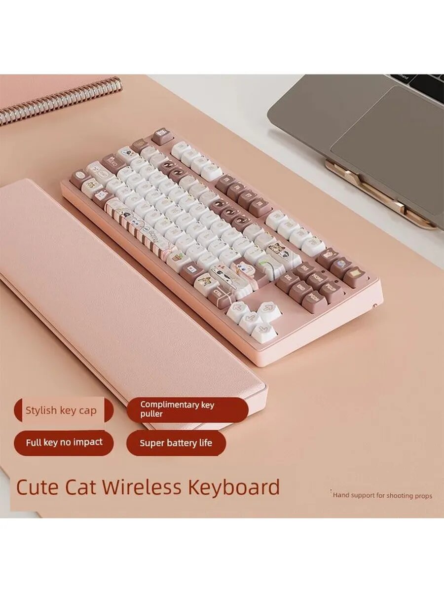 Клавиатура EWEADN Forerunner Kitty 87 клавиш, чайные