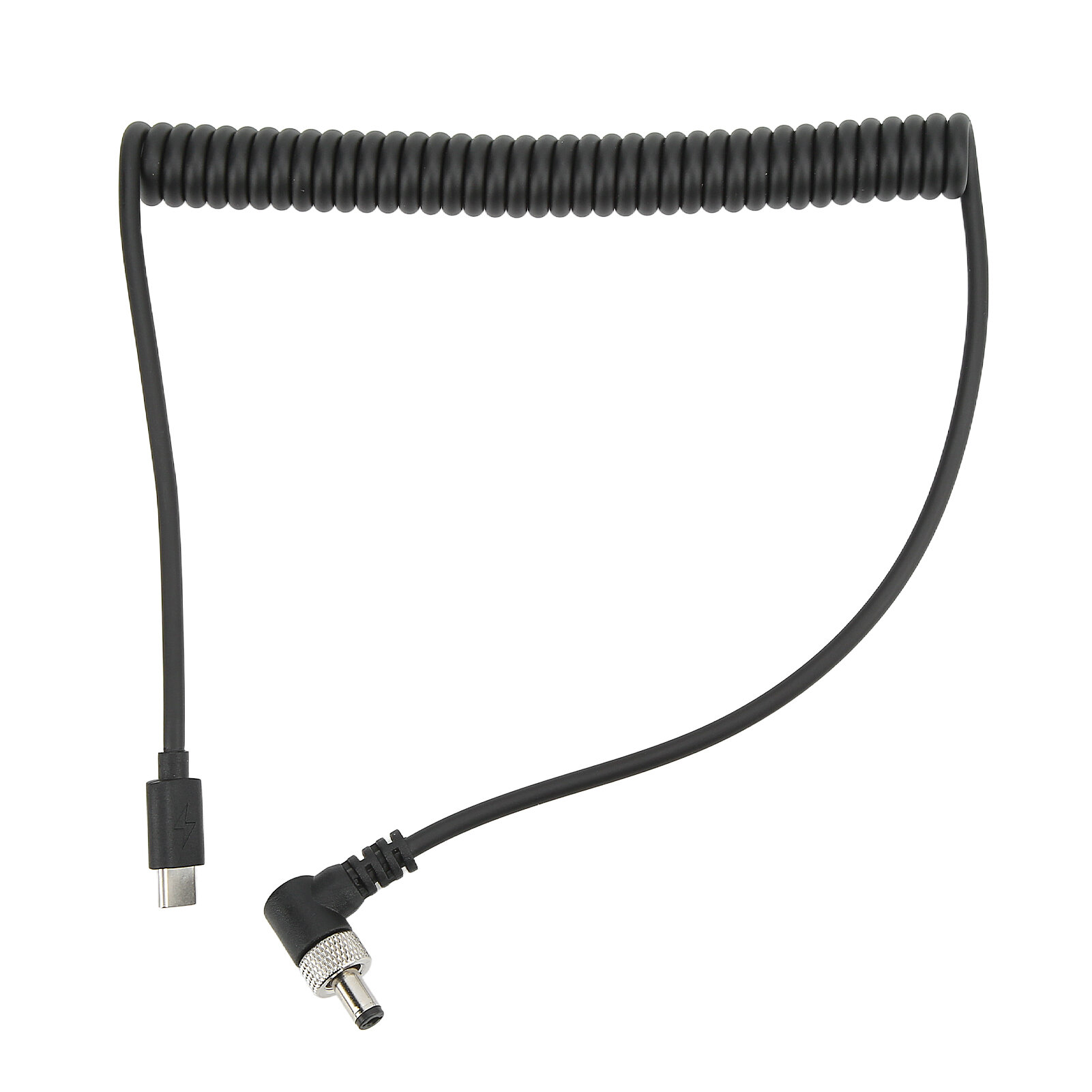 Кабель питания Type C на DC 5.5x2.5мм с функцией быстрой зарядки 12В для ноутбуков с замком