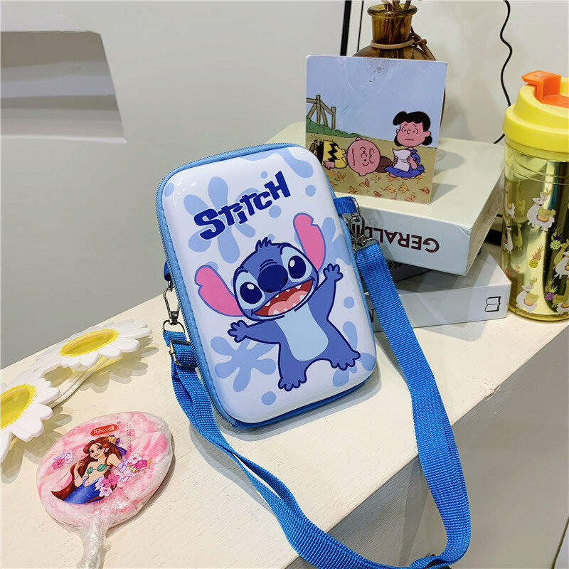 Детская сумка через плечо lilo stitch casual с вентиляционной eva и забавным животным рисунком для ежедневных прогулок стиль 15