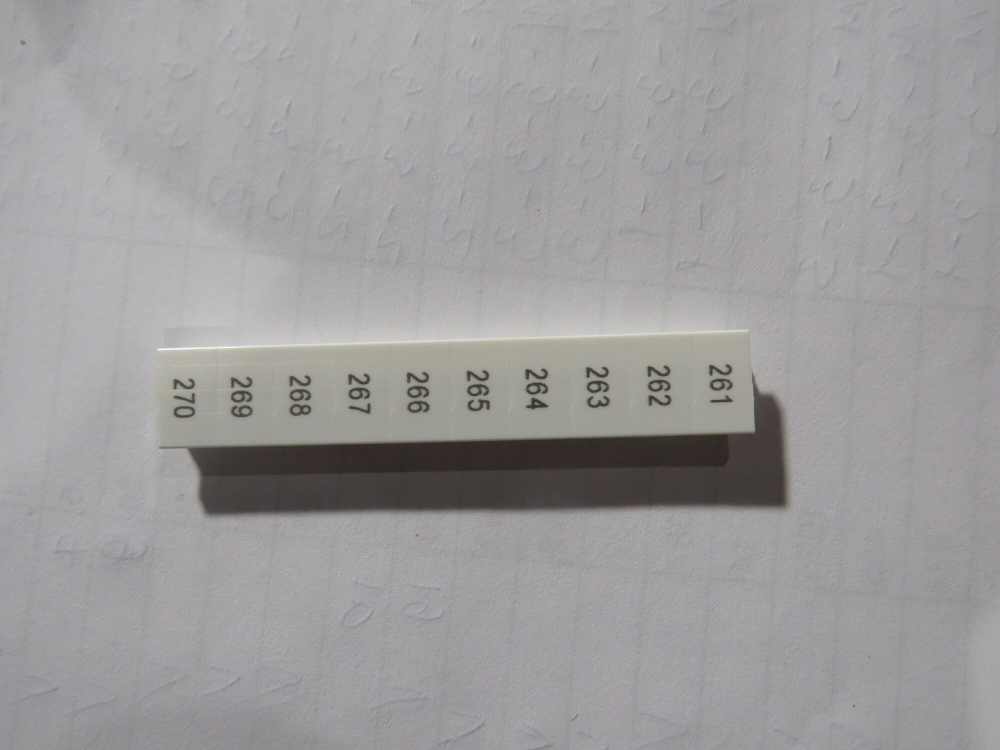 Маркировка Phoenix Contact 1051029:0261, для клеммных модулей, 1 шт