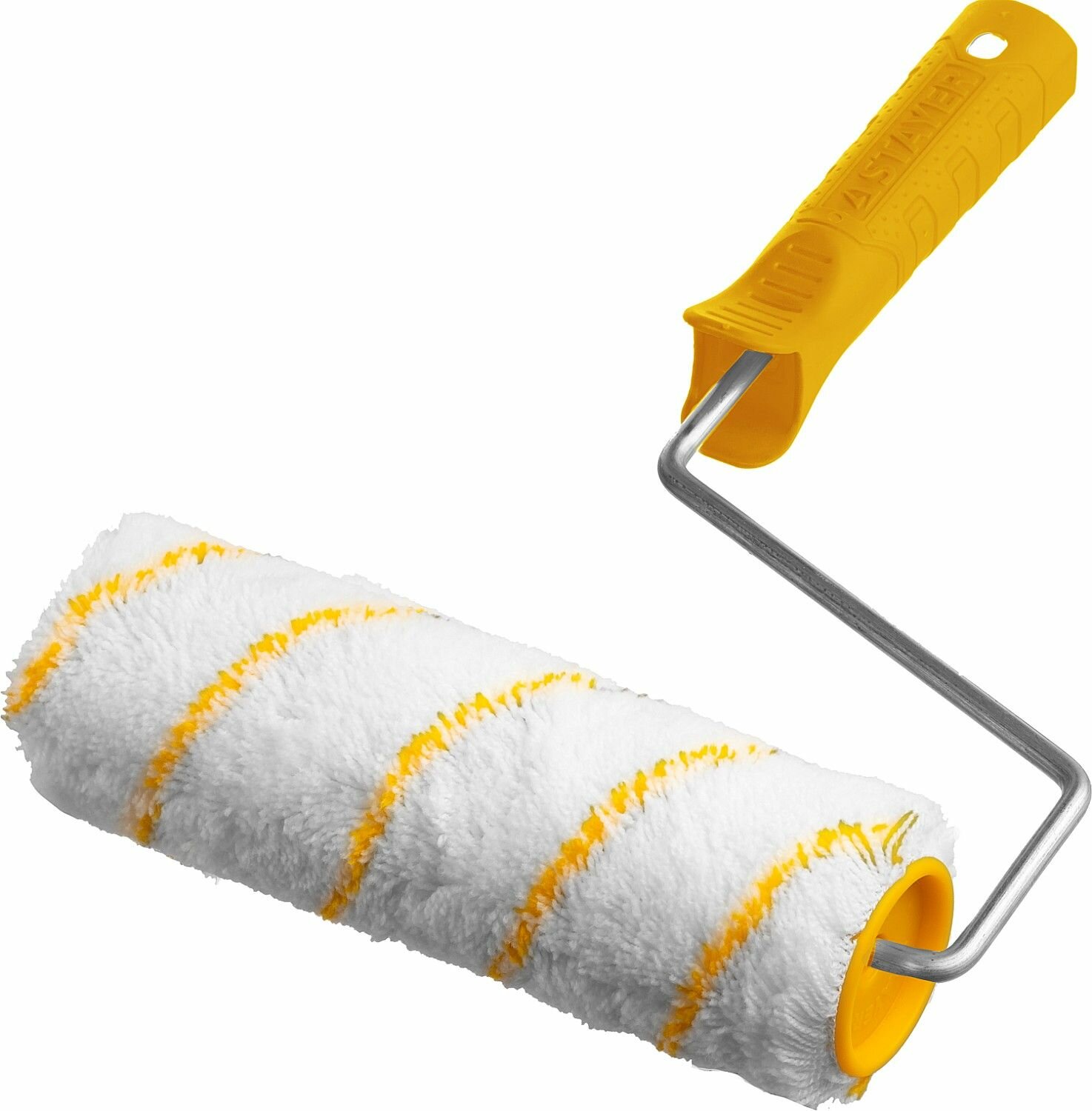 Малярный валик STAYER GIRPAINT, 48 х 180 мм, бюгель 8 мм, ворс 12 мм, полиакрил, все виды ЛКМ 0314-18_z02