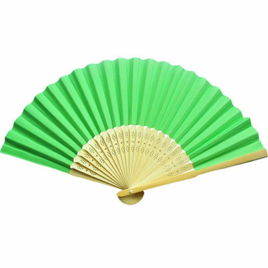 Бумажный бамбуковый веер для детей