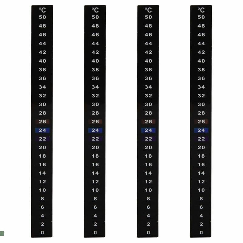 4 шт. термометр для брожения, ленты с жидким кристаллом, наклейки для изменения температуры в аквариуме