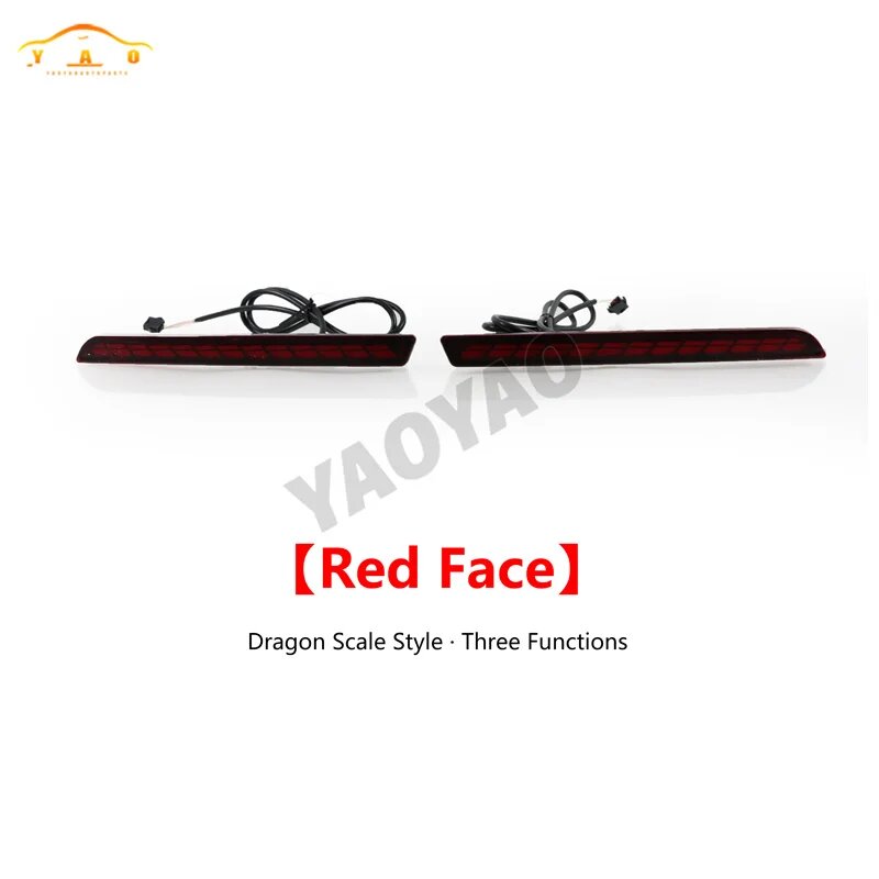 Задний противотуманный фонарь, стоп-сигнал, динамический отражатель указателя поворота для Toyota Sienna Granvia 21-24/Sequoia 2023 2024, светодиодный фонарь заднего бампера RED