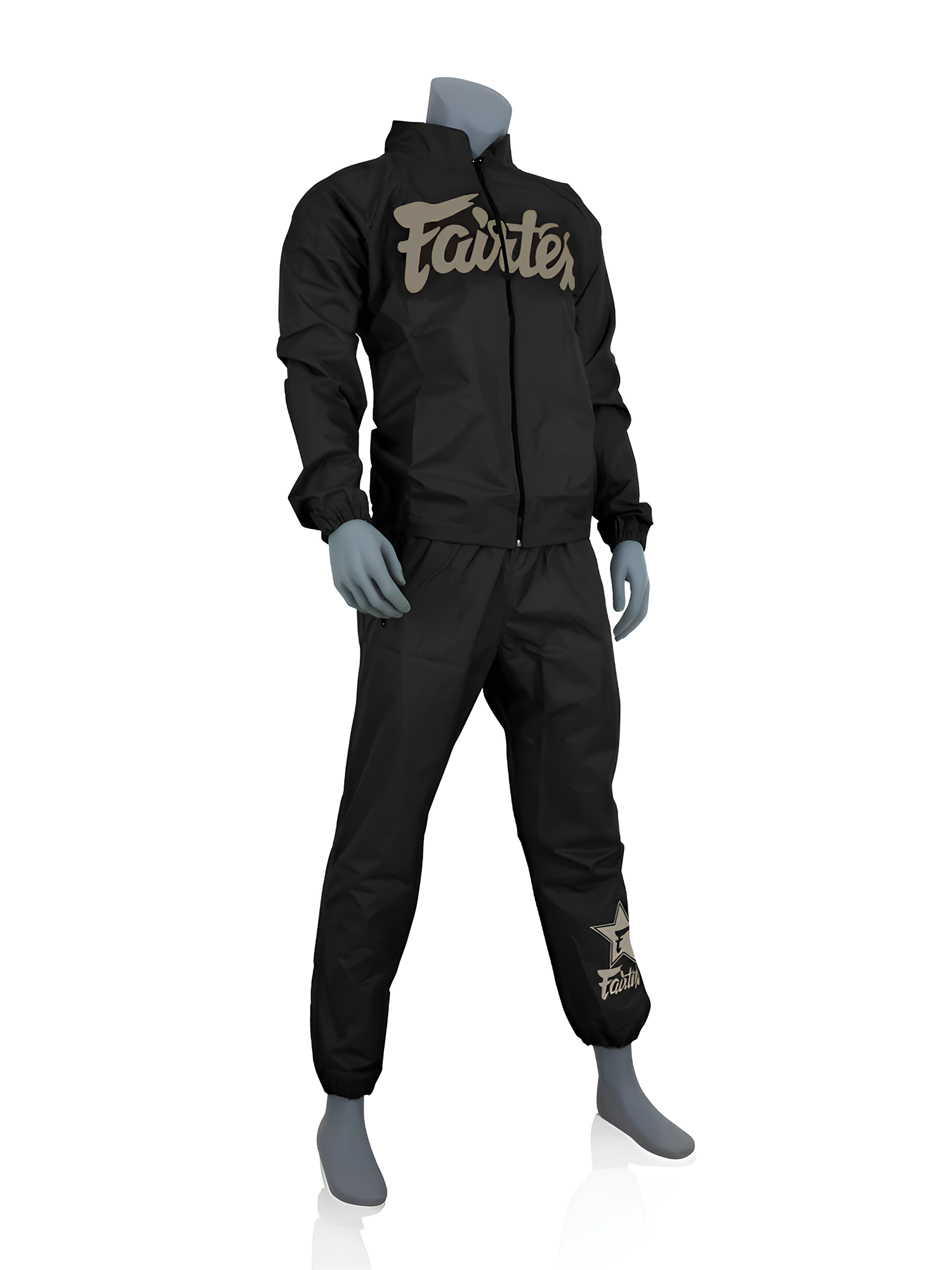 Костюм-сауна для похудения Fairtex черный размер XXL винил VS3 премиальное качество и комфорт