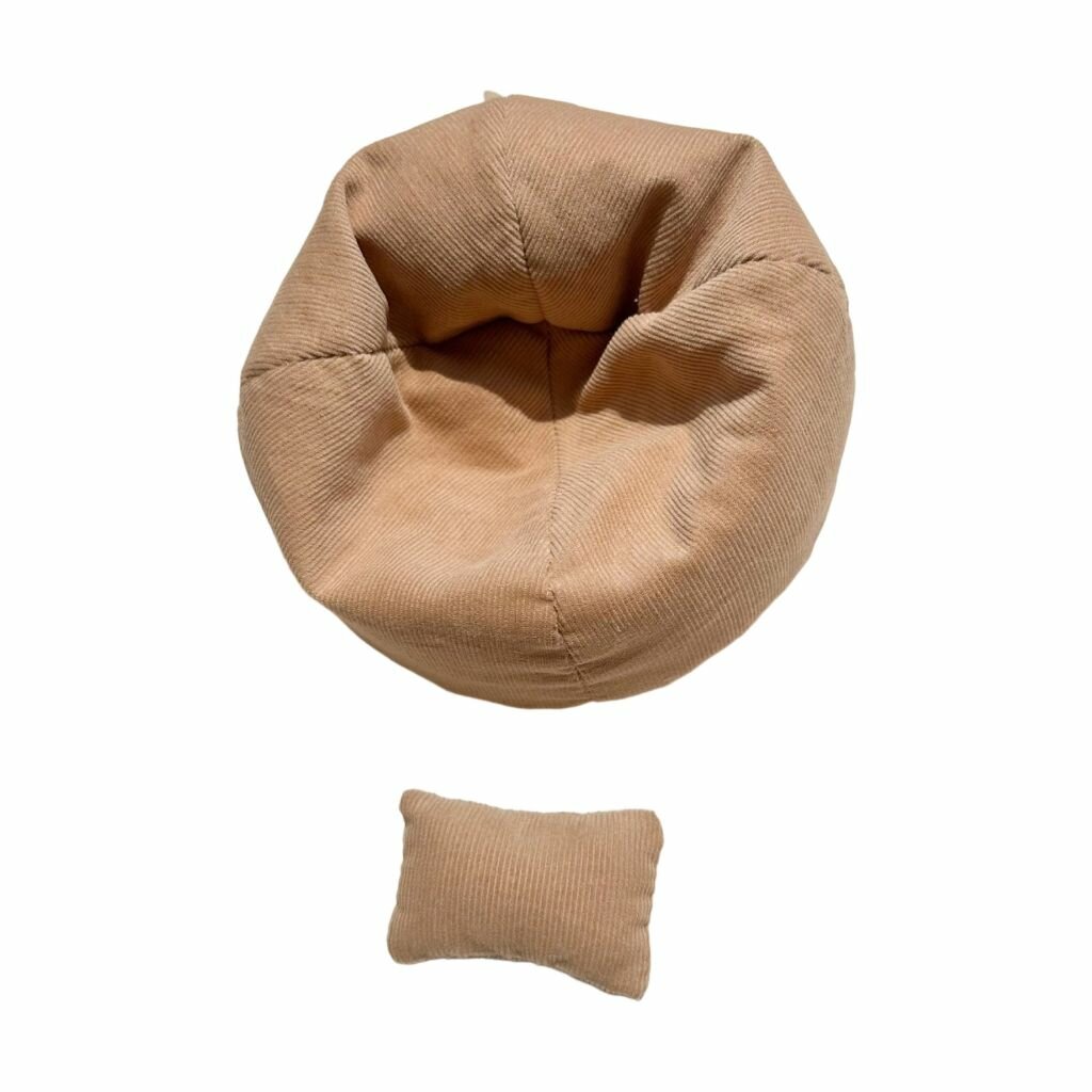 Диван-кровать для куклы-кофейный цвет