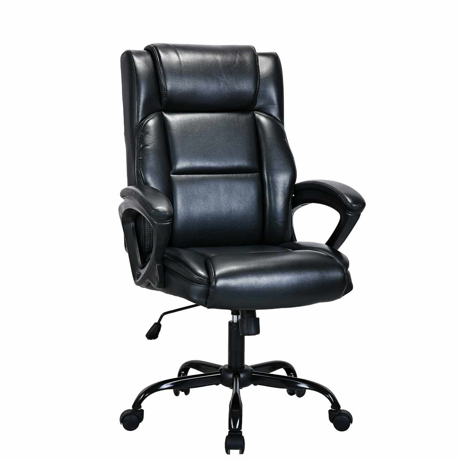 Кресло компьютерное Brabix premium "Oslo Ex-549", рециклированная кожа, разборное пятилучие, черное