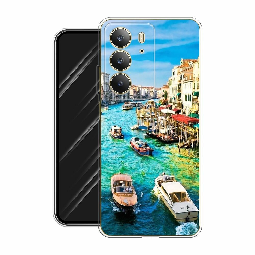 Чехол на Realme C75 4G / Реалми C75 4G с принтом "Каналы Венеции" — фото 1