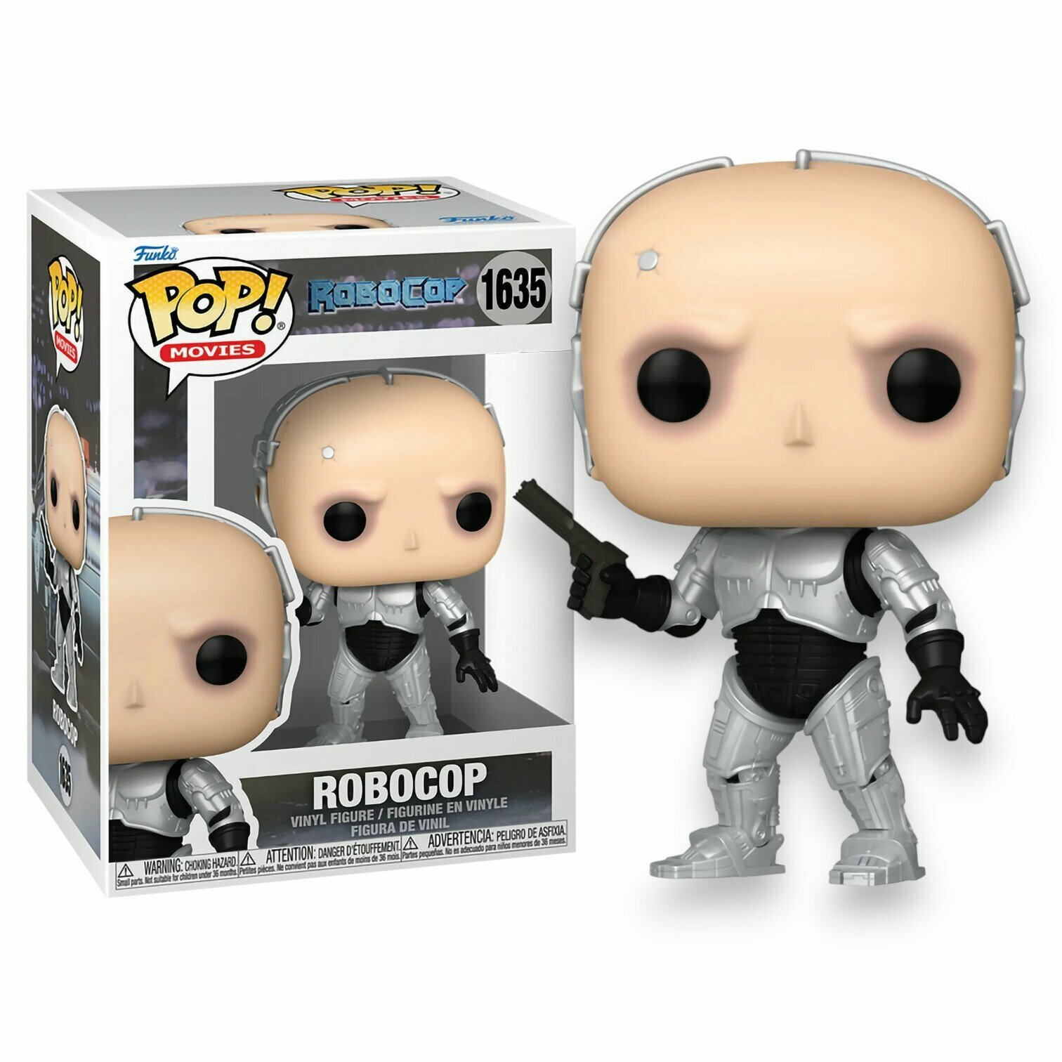 Фигурка Робокоп из фильма "Робот-полицейский" от Funko POP! 1635, коллекционная, оригинал