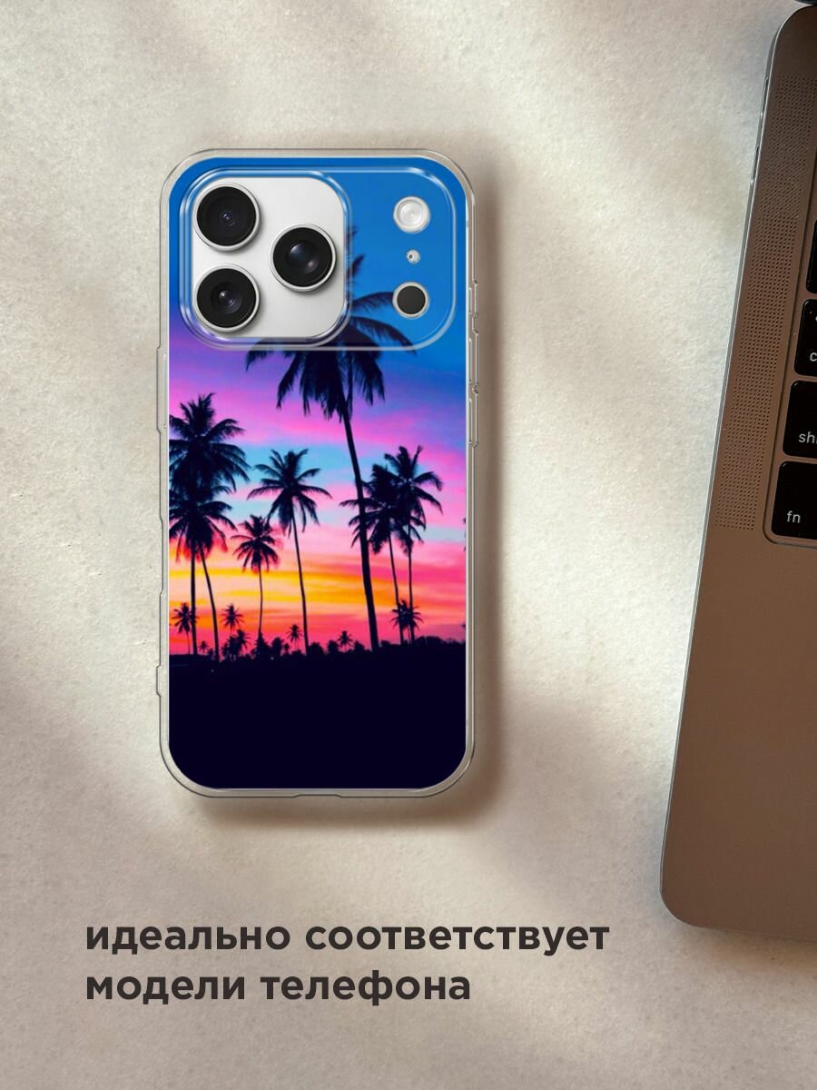 Чехол на Apple iPhone 17 Pro / Айфон 17 Про с принтом "Закат 5" — фото 1