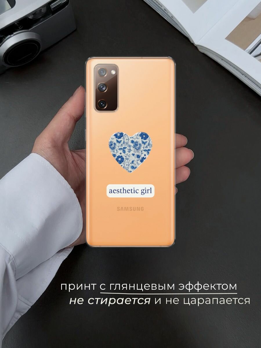 Чехол на Samsung Galaxy S20 FE / Самсунг Галакси S20 FE с принтом "Aesthetic girl" — фото 1