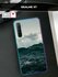 Силиконовый чехол на Realme XT / Реалми XT с принтом "Волны 11"