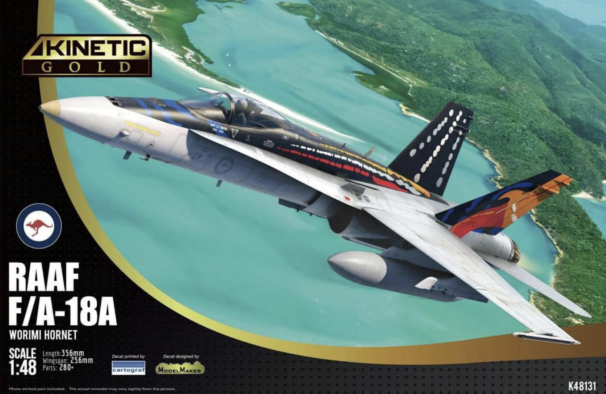 KINETIC K48131 1/48 USA F/A-18A RAAF Worimi Hornet сборная модель самолета