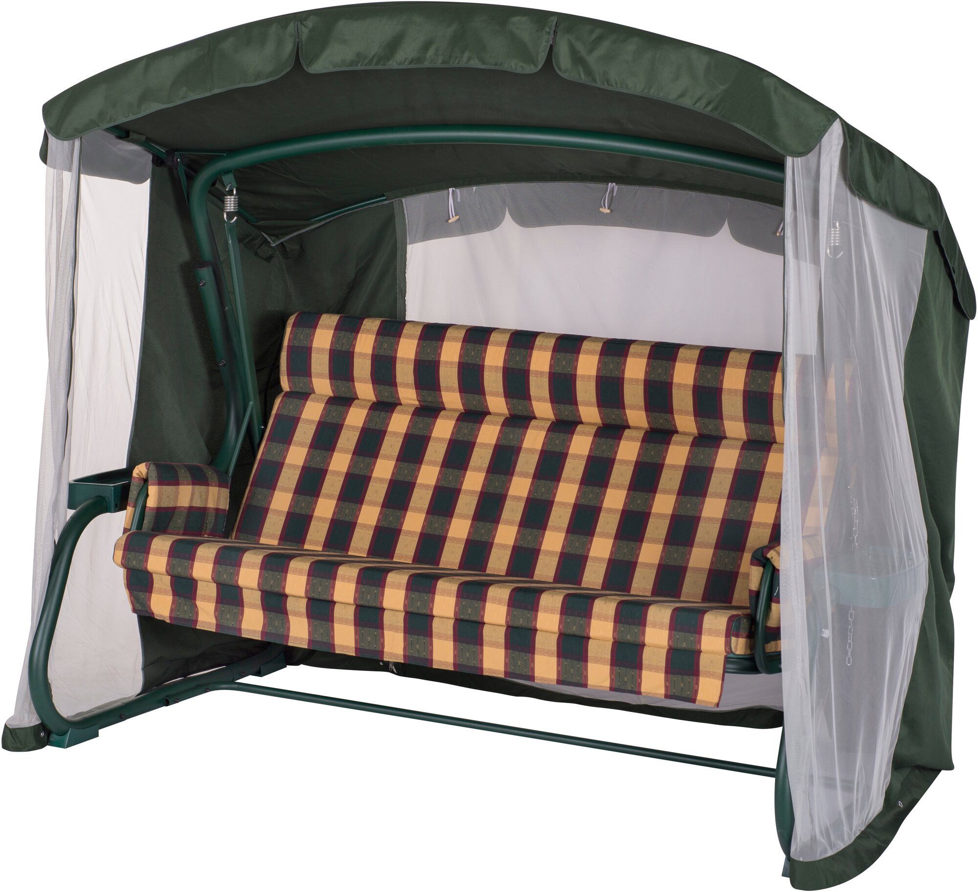 Садовые качели Удачная мебель "Мерида Премиум", 3 места, максимальная нагрузка 350 кг