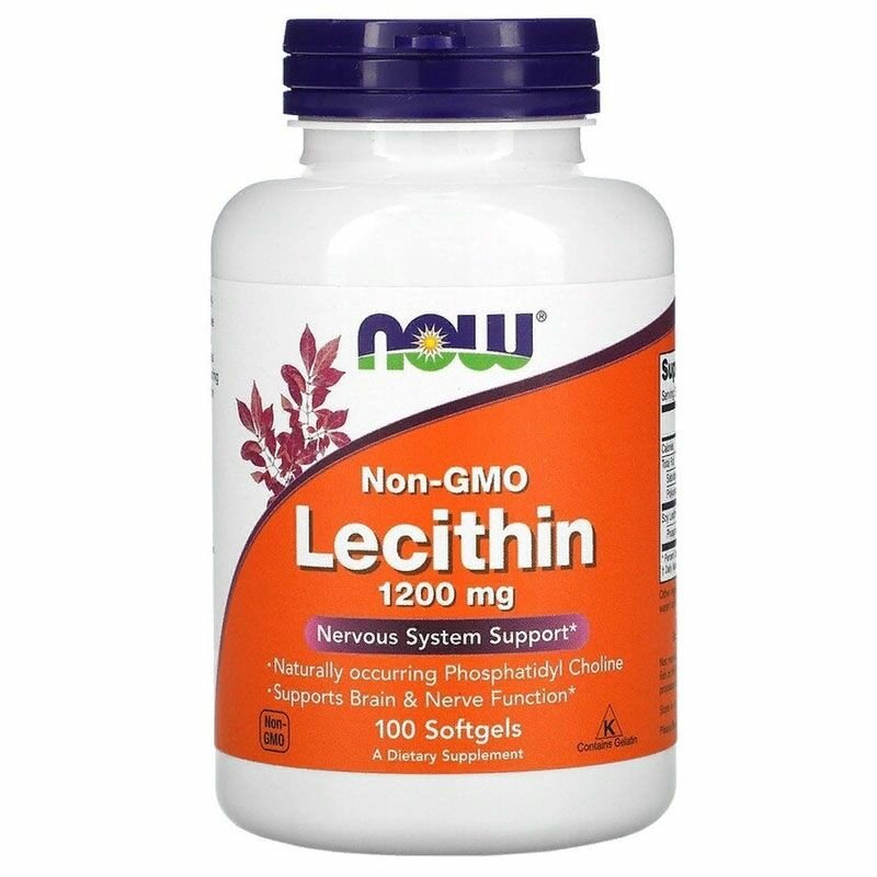 Специальные препараты NOW Sunflower Lecithin 1200 мг. (100 капс.)