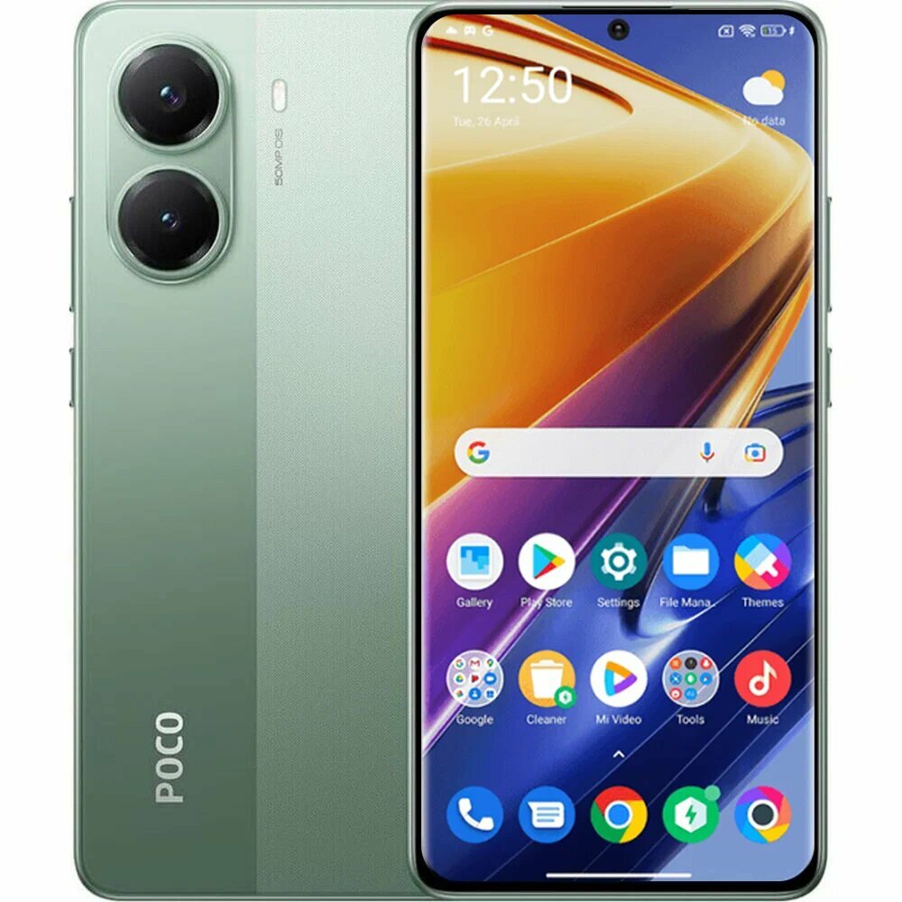 Смартфон Xiaomi POCO X7 Pro 5G 12/512 Green/зеленый Global Dual nano SIM