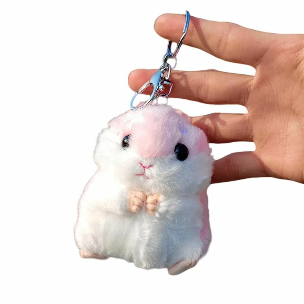 Мягкая игрушка хомяк, Розовый