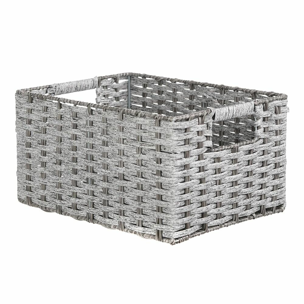 Корзина для хранения 22x16x31 см 11 л серая