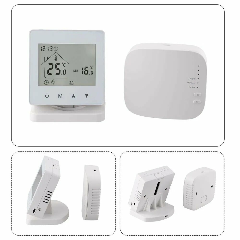 RF WiFi Термостат для Регулятора Температуры Нагрева Газового Котла