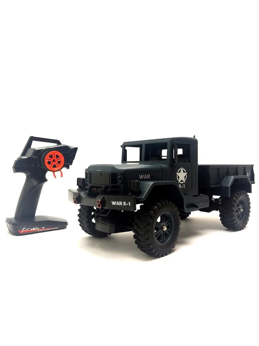 Радиоуправляемый внедорожник Army Truck WL Toys, масштаб 1:12, WL124301