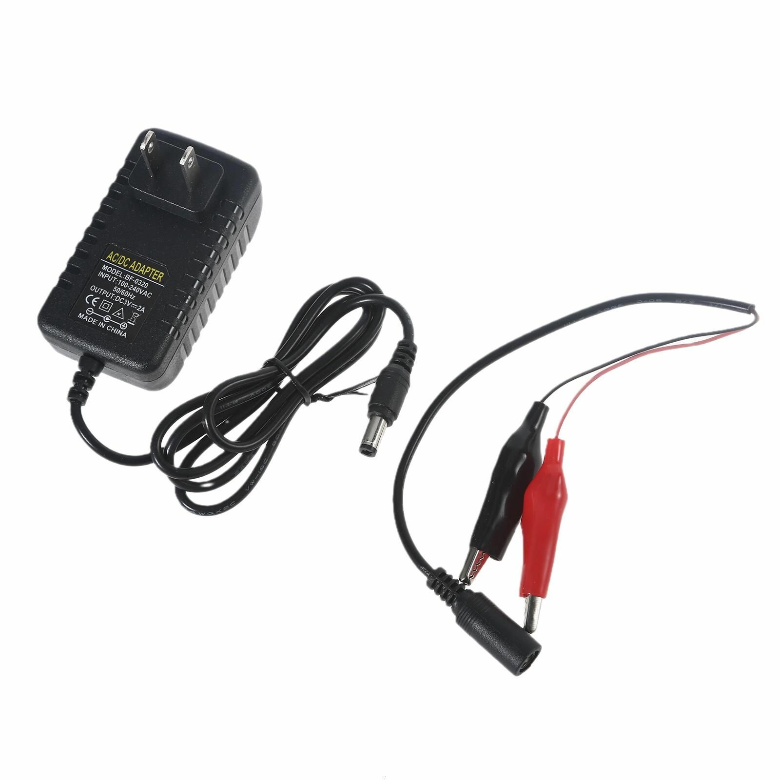 Адаптеры питания 5.5x2.5mm AC100-240V в 3V для гирлянд и щеток, US - 2A
