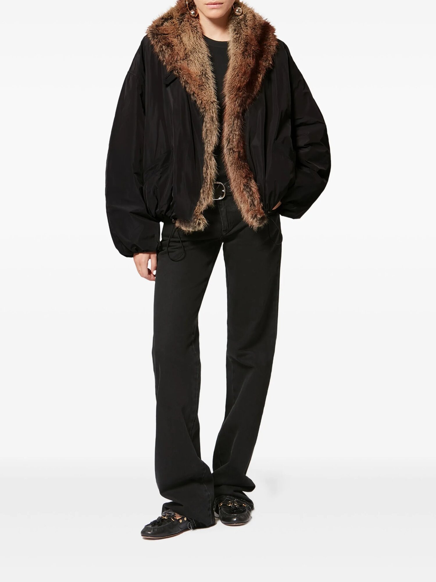 Куртка Isabel Marant Charone, размер 38, black/black — фото 1