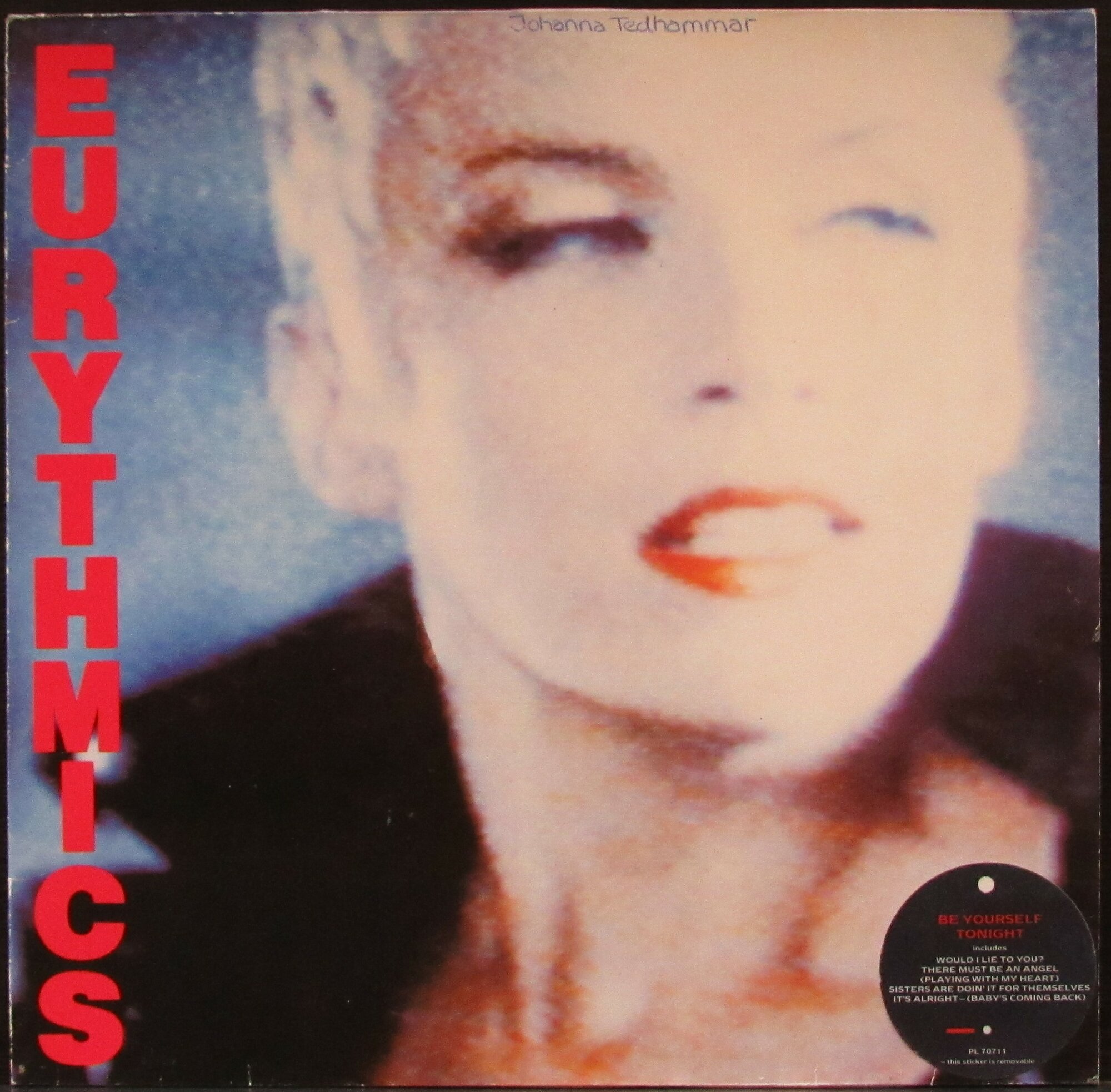 Eurythmics "Виниловая пластинка Eurythmics Be Yourself Tonight"
