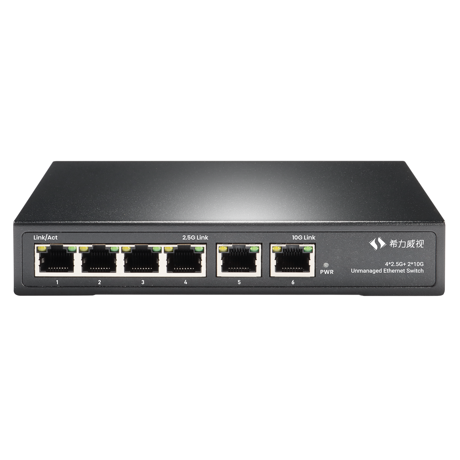 Настольный коммутатор с 4 портами 2,5 Гбит/с + 2 портами 10 Гбит/с RJ45 (SR-S25G1006-N)