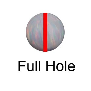 Синтетические белые огненные опал бусины QINGYIGEM 3-6 мм 6mm-5pcs, OP17 Full Hole