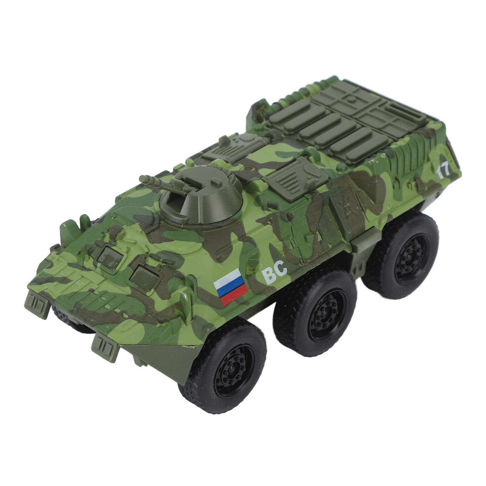 Набор для сборки модели бронированного автомобиля-самолета из сплава с инерционным механизмом, регулируемой жесткостью и эффектом стимуляции, для детей. Бронированный автомобиль (зеленый).