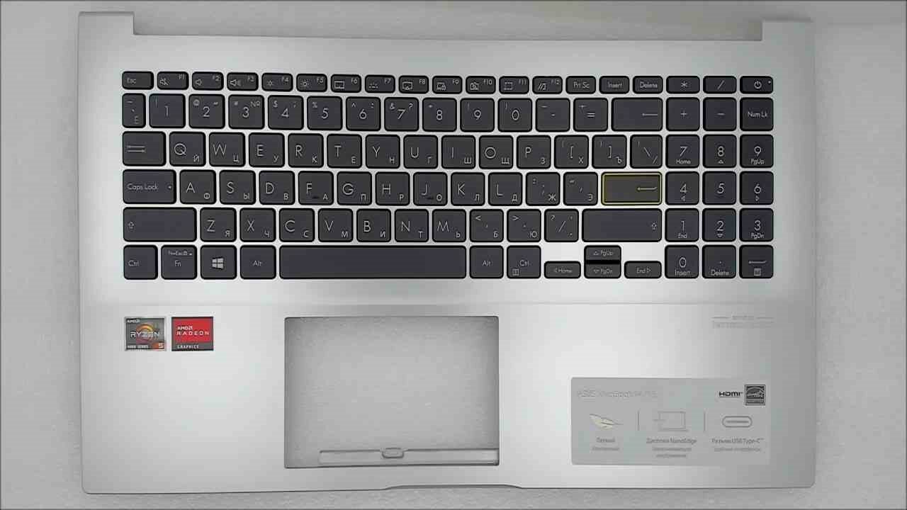 Топкейс для ноутбука ASUS X513FA с подсветкой