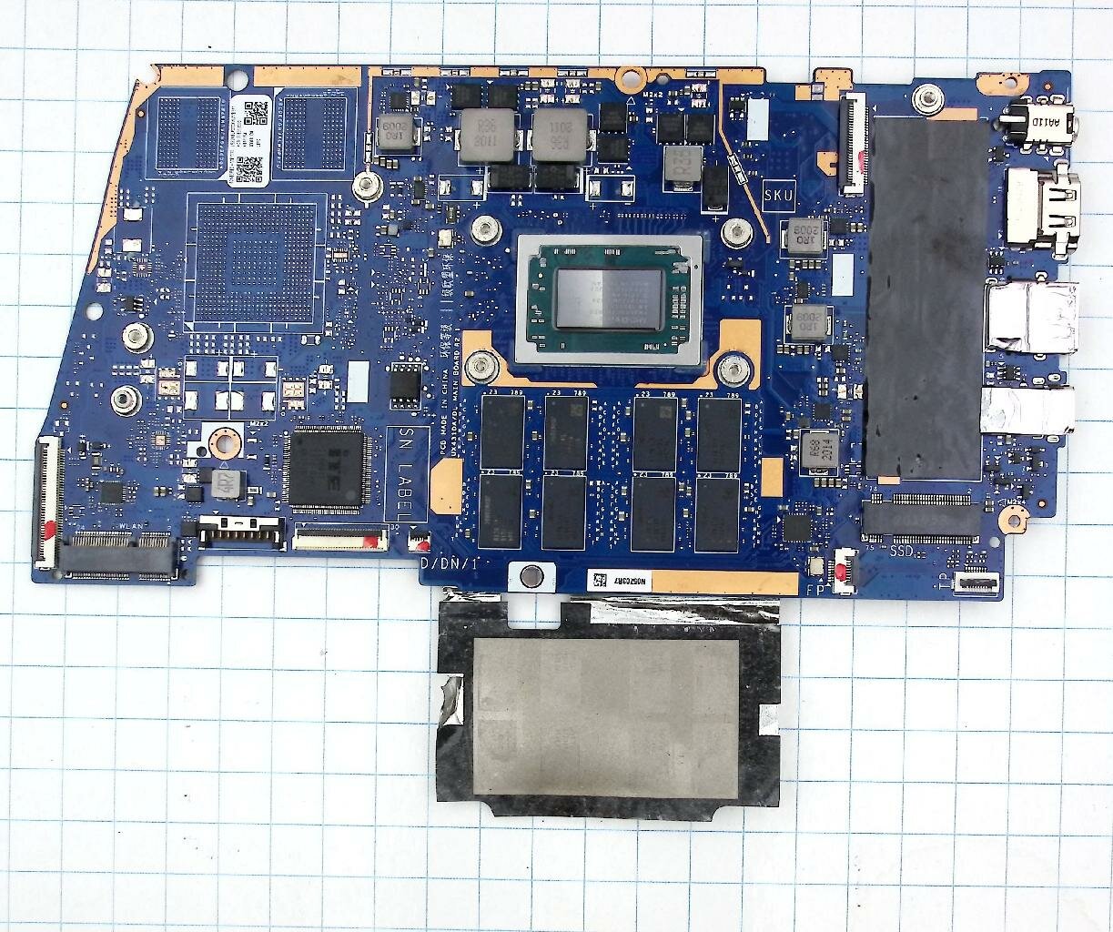 Материнская плата ASUS UX431DA UMA, R5 3500U под восстановление (040023)