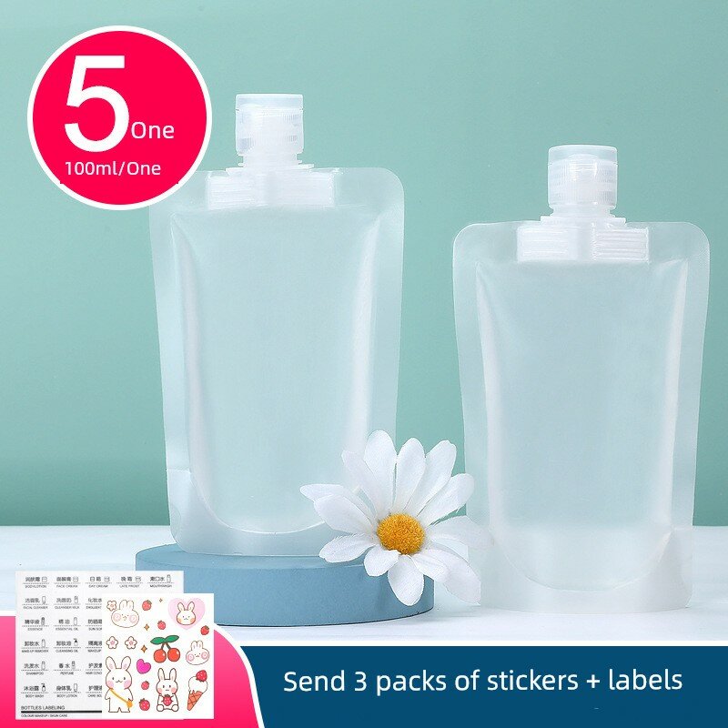 Дорожные многоразовые флаконы для шампуня, геля для душа и туалетных принадлежностей, портативные контейнеры для