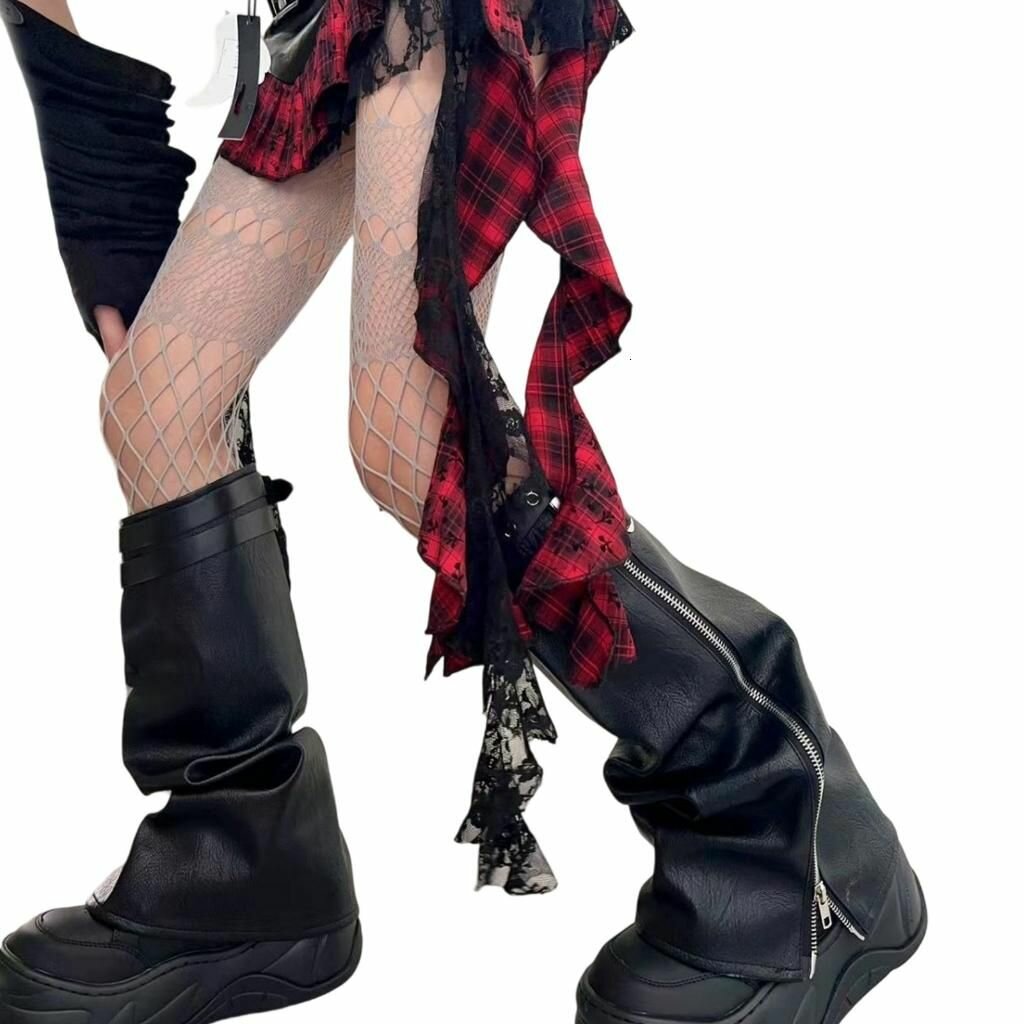 Весенне-летние нишевые ретро-полые жаккардовые кружевные сетчатые серые чулки, индивидуальность темно-серого цвета