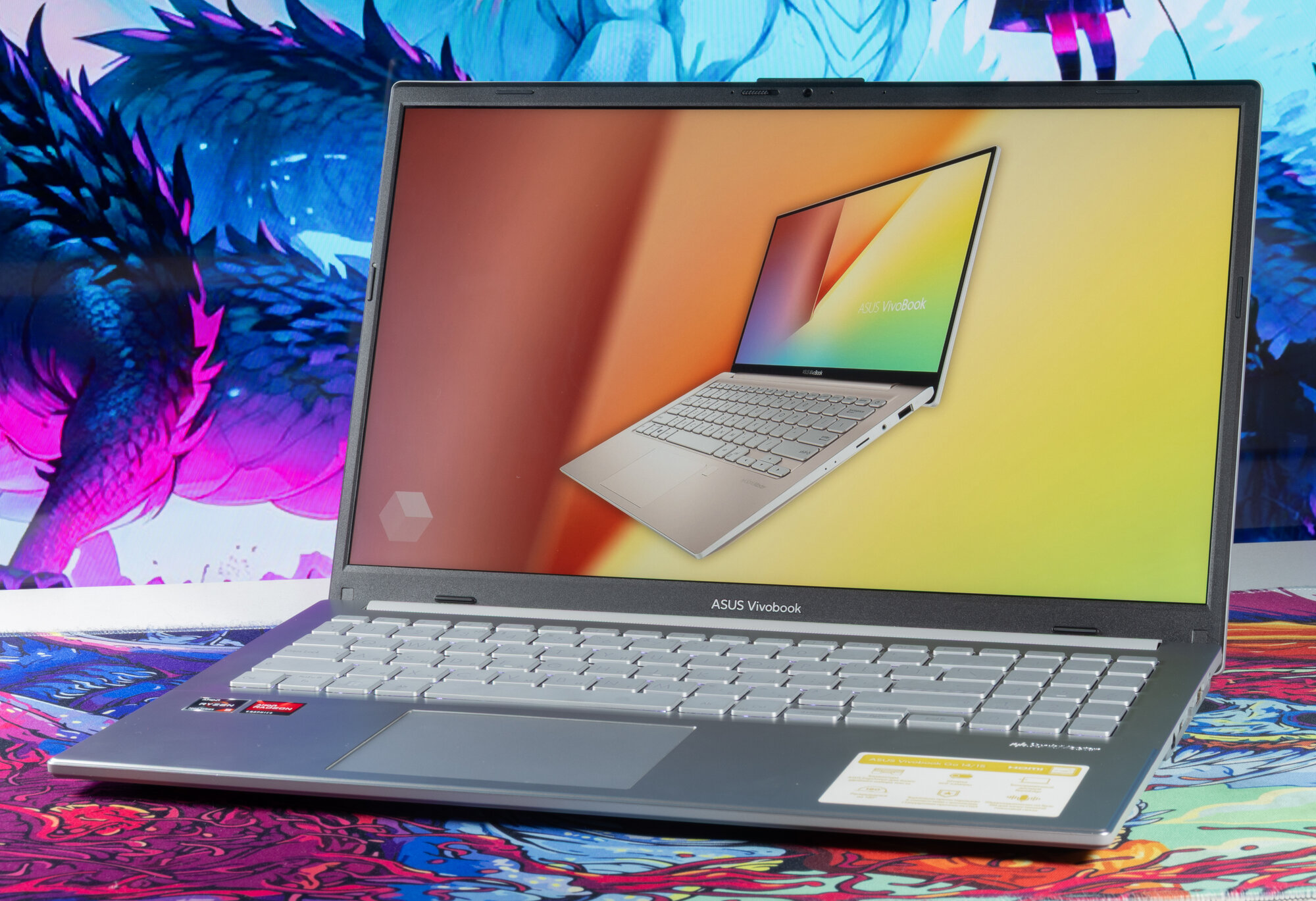 Ноутбук ASUS Vivobook Go 15 E1504FA-BQ073W, 15.6" (1920x1080) IPS/ AMD Ryzen 5 7520U/ 16ГБ DDR5/ 512ГБ SSD