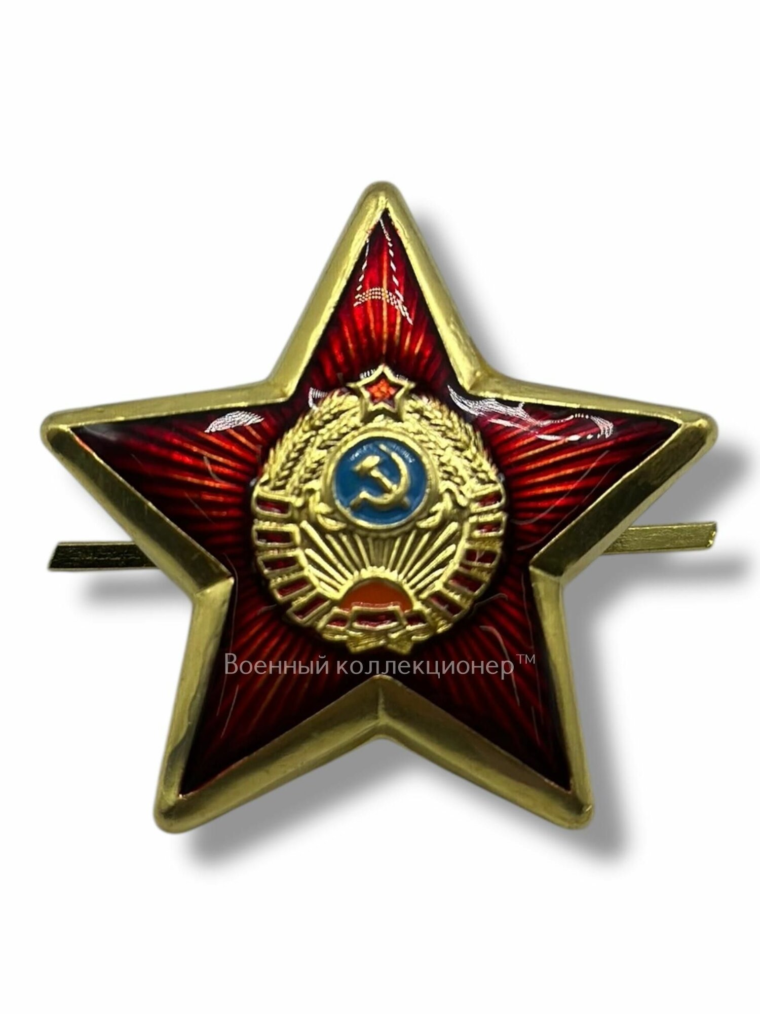 Кокарда РКМ, милиции СССР обр. 1939 года на головной убор