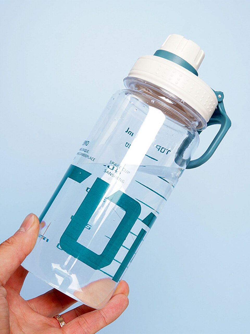 Бутылка для воды (0,6 л.) "TOP", белая