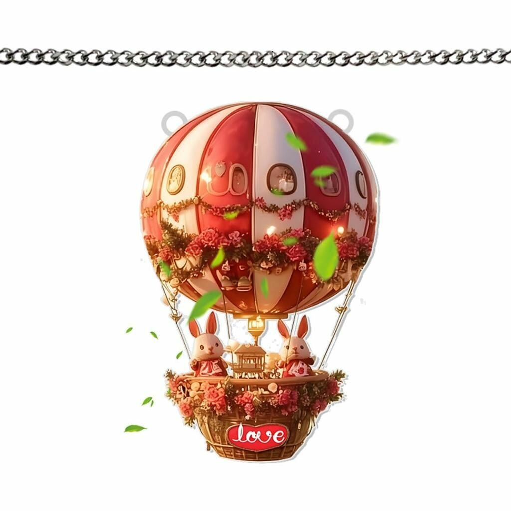 Витраж Love Rabbit Balloon