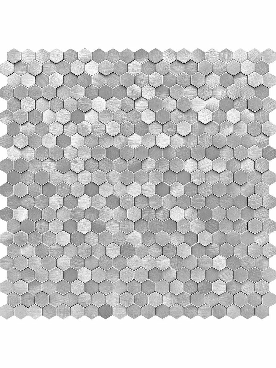 Металлическая настенная мозаика 3D для фартука 1 штука