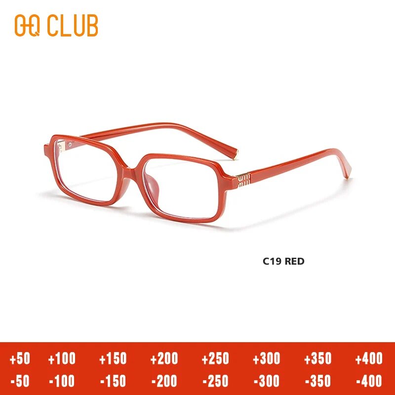 O-Q CLUB очки для чтения -150, оранжевые, TR23107 RED