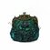 Саквояж , 21х17, 421 turquoise green