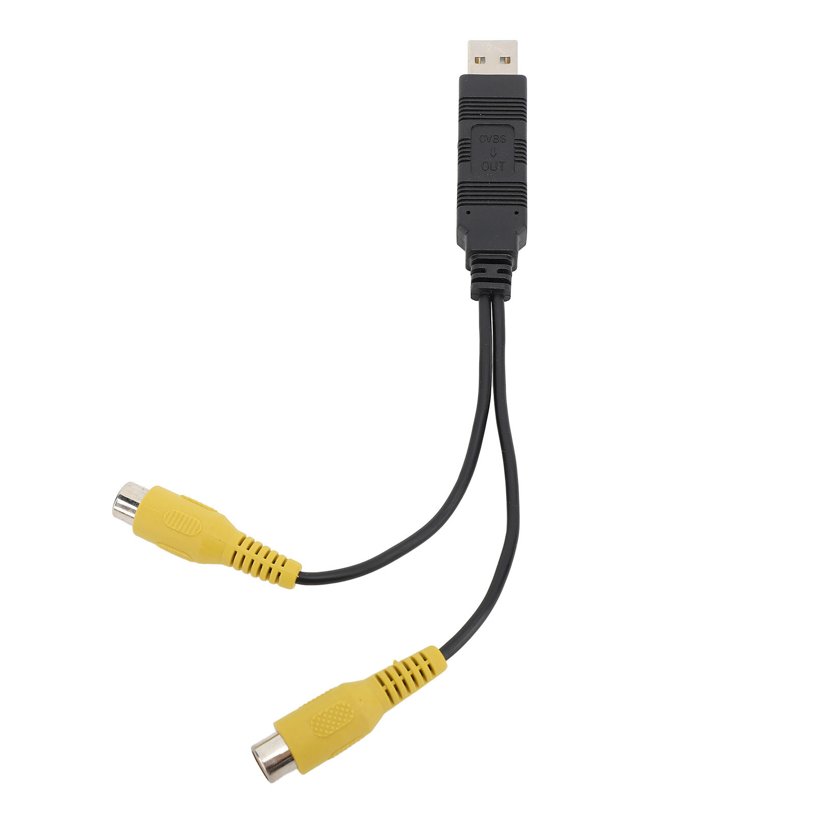 Адаптер видео USB -CVBS Video Adapter HD Видео легко использовать кабельный адаптер USB -RCA для автомобиля