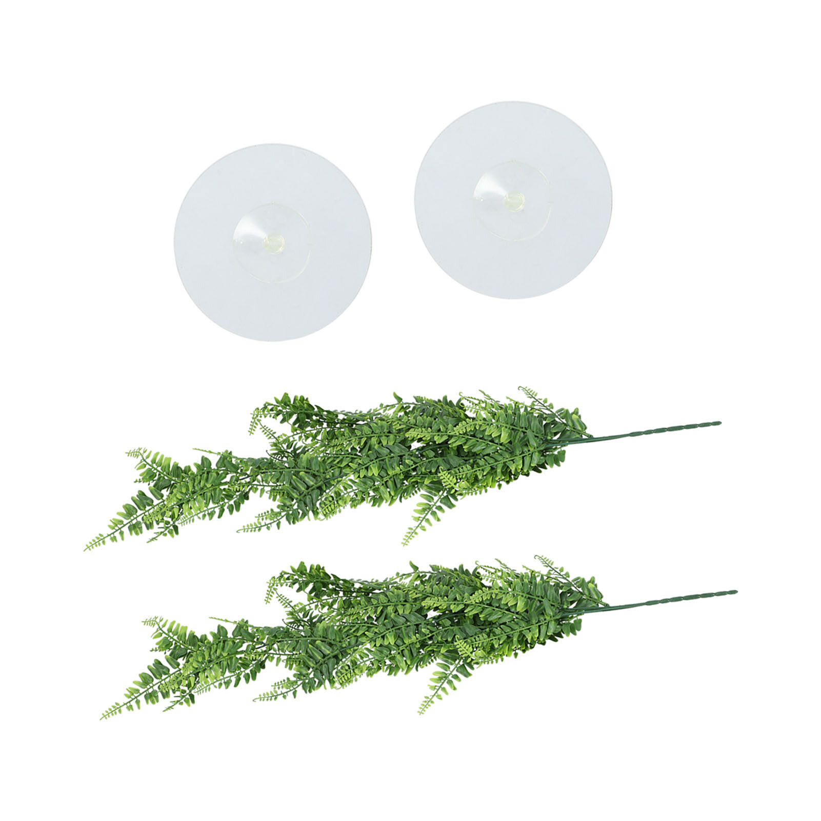 2 шт. Искусственные растения из ротанга для террариума, пластиковые растения для декора, водные растения для рептилий