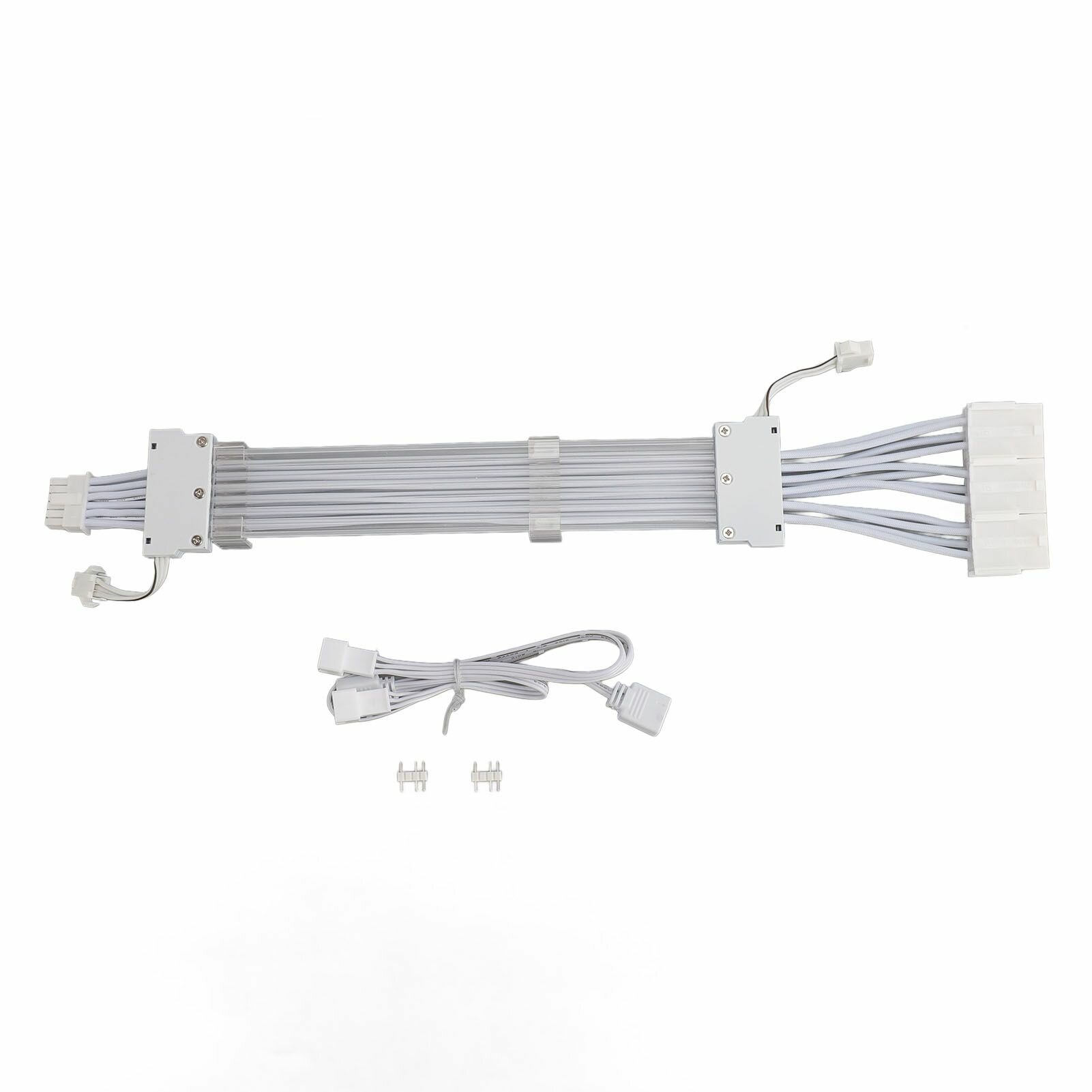 Удлинительный кабель PCIe 5.0 AGRB 16-контактный (12+4) штекерный на 3x8 (6+2) гнездовой удлинительный кабель с оплеткой для GeForce RTX3090Ti для RTX 4070 4080 4090