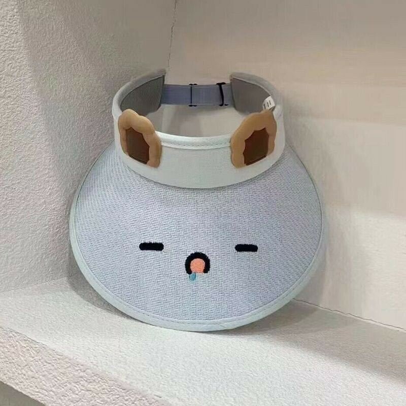 Детская солнцезащитная шапка, летняя солнцезащитная шапка, шляпа от солнца с медведем для мальчиков и девочек, детская солнцезащитная шапка, защита от ультрафиолета