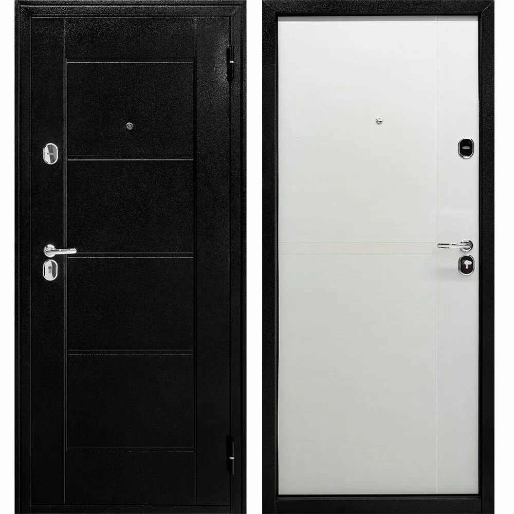 Входная металлическая дверь Комфорт-75 Бук светлый 860х2050 правая наружу